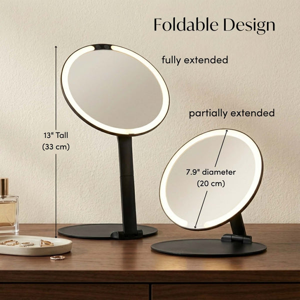 Abigail Travel Magnifying Vanity Mirror with Lights - Fancii – Fancii & Co.