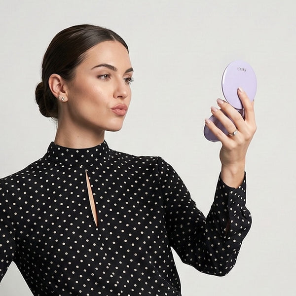 MINI TAYLOR LED Lighted Compact Mirror for Flawless Makeup | Fancii ...