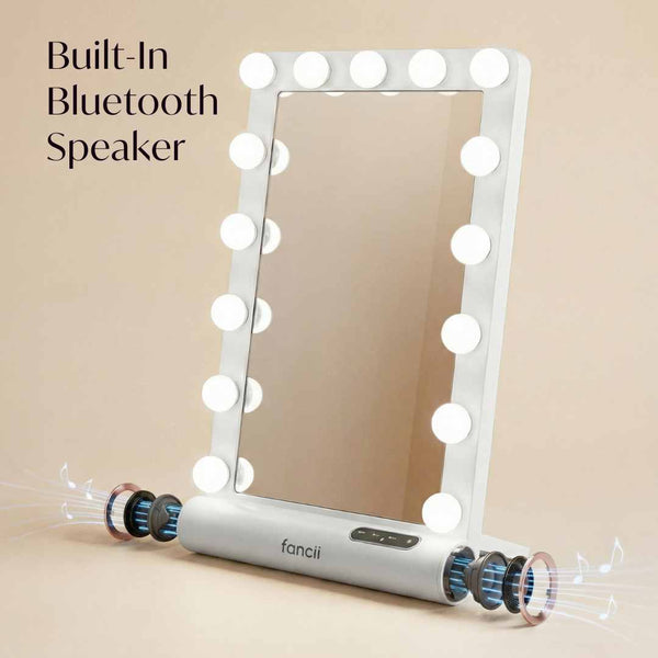 Madeline Hollywood Vanity Mirror with Lights & Speaker | Fancii ...