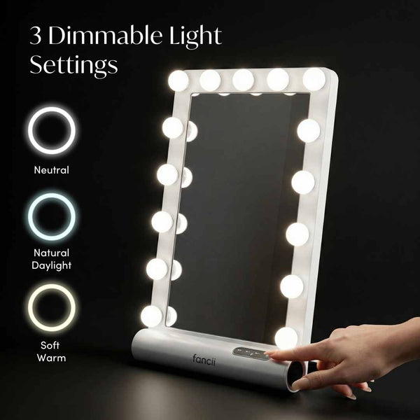 Madeline Hollywood Vanity Mirror with Lights & Speaker | Fancii ...