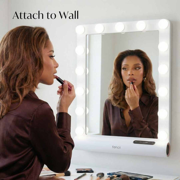 Madeline Hollywood Vanity Mirror with Lights & Speaker | Fancii ...