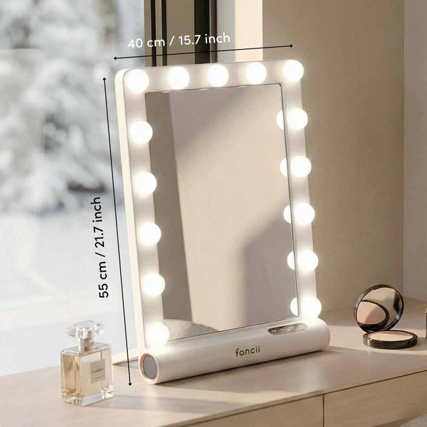 Madeline Hollywood Vanity Mirror with Lights & Speaker | Fancii ...