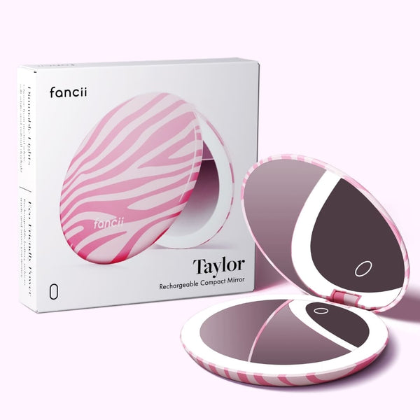TAYLOR Compact Mirror with LED Lights | Fancii & Co.