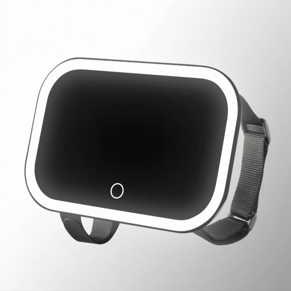 JUNI 2 | LED Lighted Sun Visor Vanity Mirror- Adjustable Fit | Fancii & Co.