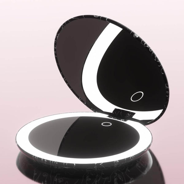 TAYLOR | Compact Mirror with LED Lights | Fancii & Co.
