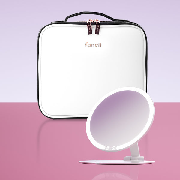 GLOWING PLACES KIT | Madison Makeup Case + Abigail Travel Mirror ...