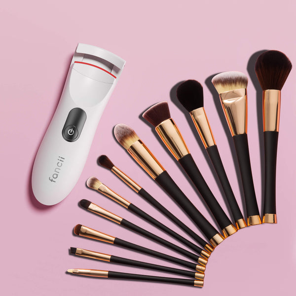 TOUCH-UP TOOK KIT | Aria Makeup Brushes + Tasha Heated Eyelash Curler ...